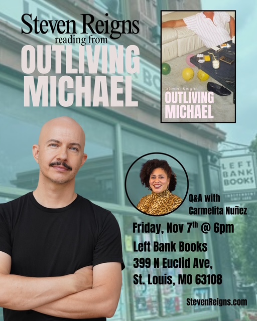 Coming to Left Bank Books: Poet and Activist Steven Reigns - Out in STL